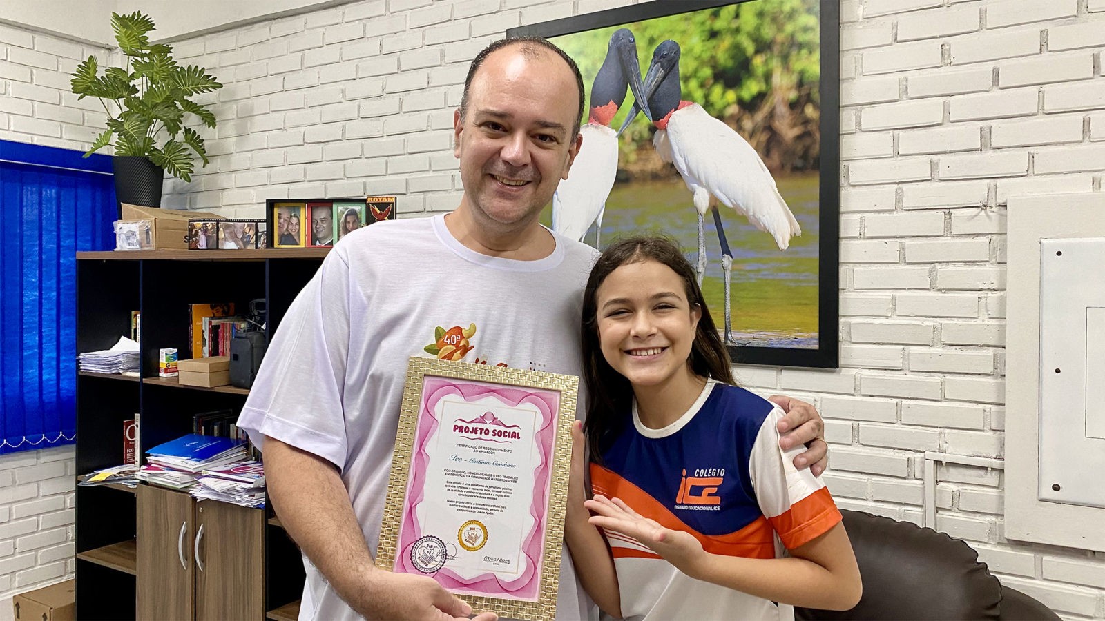 Certificado de Apoio do Projeto Dia de Ajudar