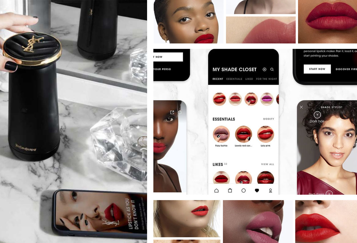 Já imaginou um batom Yves Saint Laurent feito sob medida para você? A ...